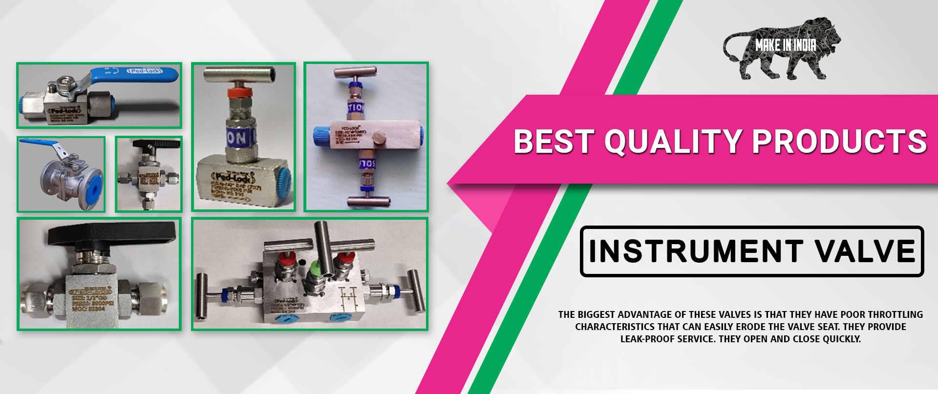 Ped-Lock Valve & Fittings