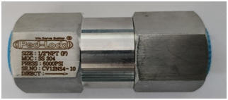 SS Instrument Check Valves Manufacturer and Supplier in India